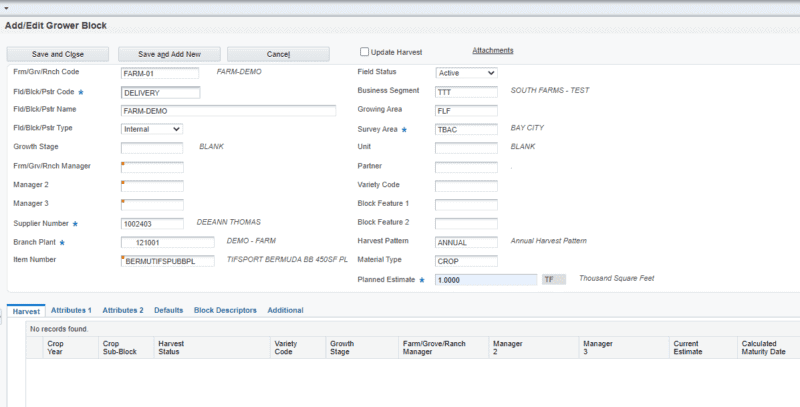 Basics of JD Edwards EnterpriseOne Grower Management for Agribusiness ...