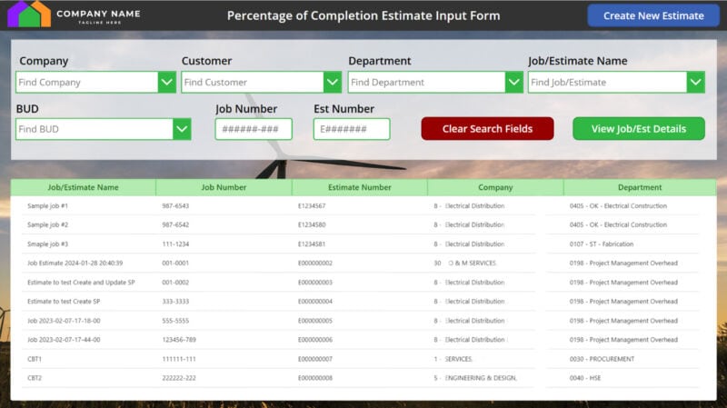 Construction Job Planning & Bid Estimation with Microsoft Power Apps ...
